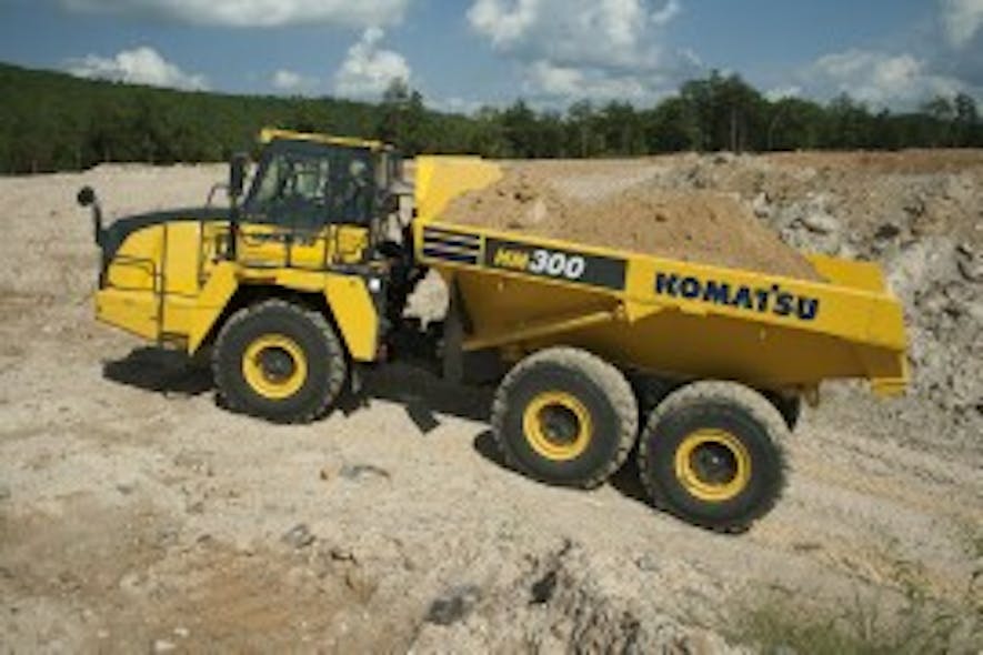 Komatsu America Corp. Introduces the HM300-5 Articulated Dump Truck ...