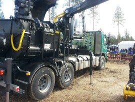 Volvo Penta Powers the World’s First Hybrid Wood Chipper | Grading and ...