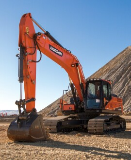 Doosan DX255LC Crawler Excavator Features Several Updates Including ...