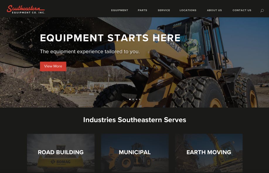 Southeastern Equipment Co. Inc. Unveils Redesigned Website | Grading ...