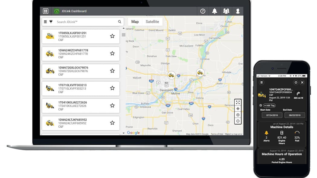 John Deere Announces All-New Updates to JDLinkTM | Grading and Excavating John Deere Announces All-New Updates to JDLinkTM | Grading and Excavating